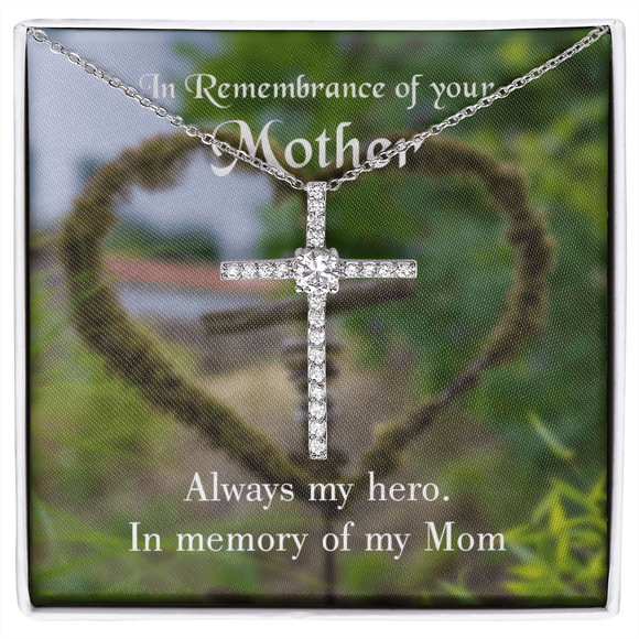 Express Your Love Gifts | Jewelry | Always My Hero Mom Remembrance Cz ...
